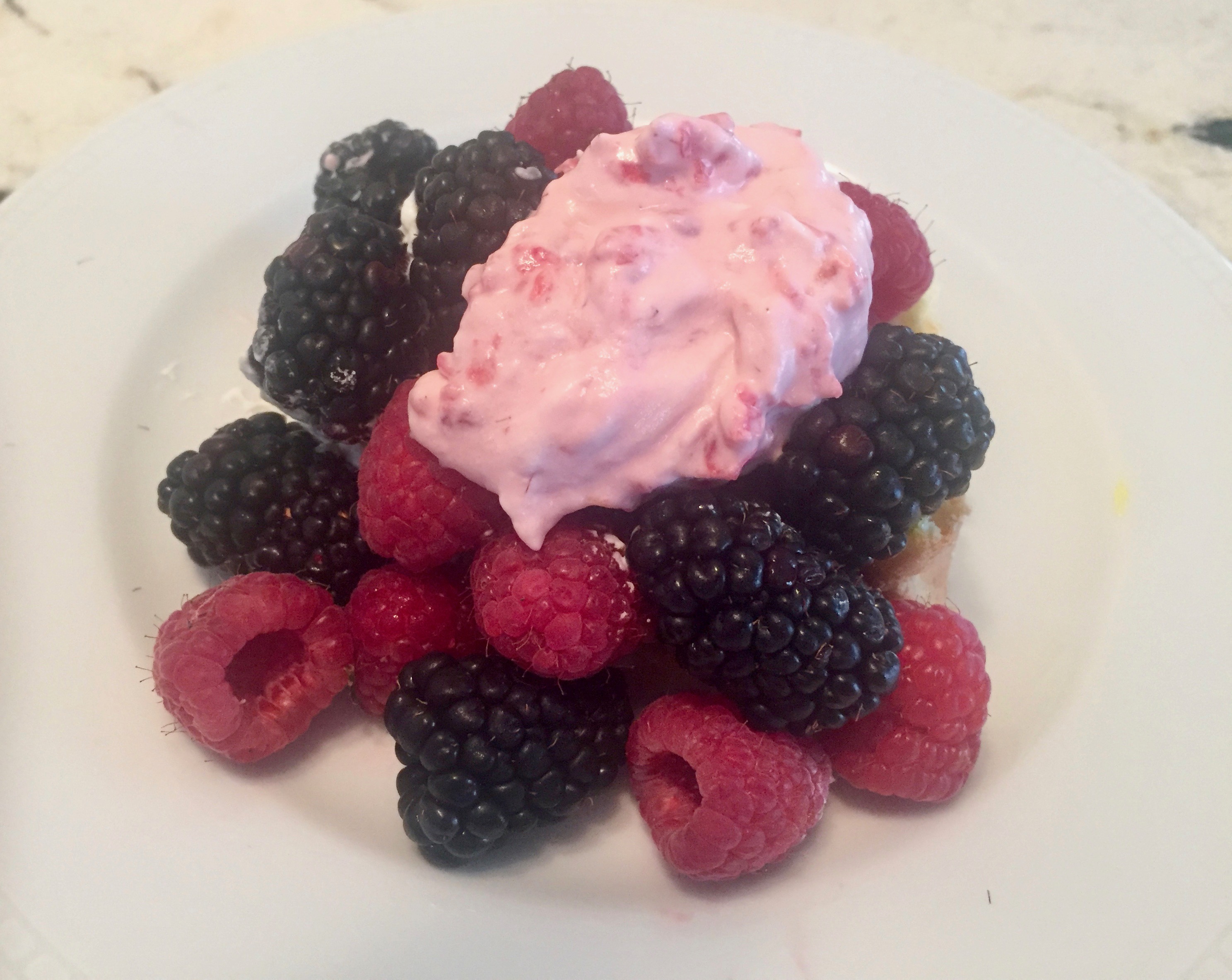 Lemon Curd Jelly Roll with Raspberry Coulis